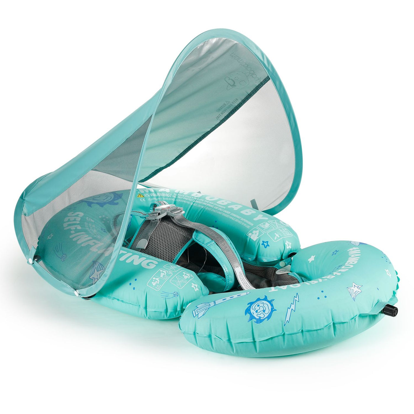 Mambobaby Float Floating Bed Baby Lite Self Inflating Swim